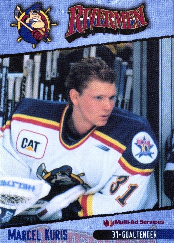 1997-98 Peoria Rivermen Hockey Multi-Ad Team Issued Trading Cards IHL ...