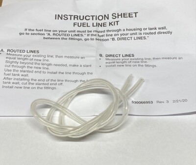 Genuine Poulan/Weedeater 530069216 Tank Purge Line Kit | eBay