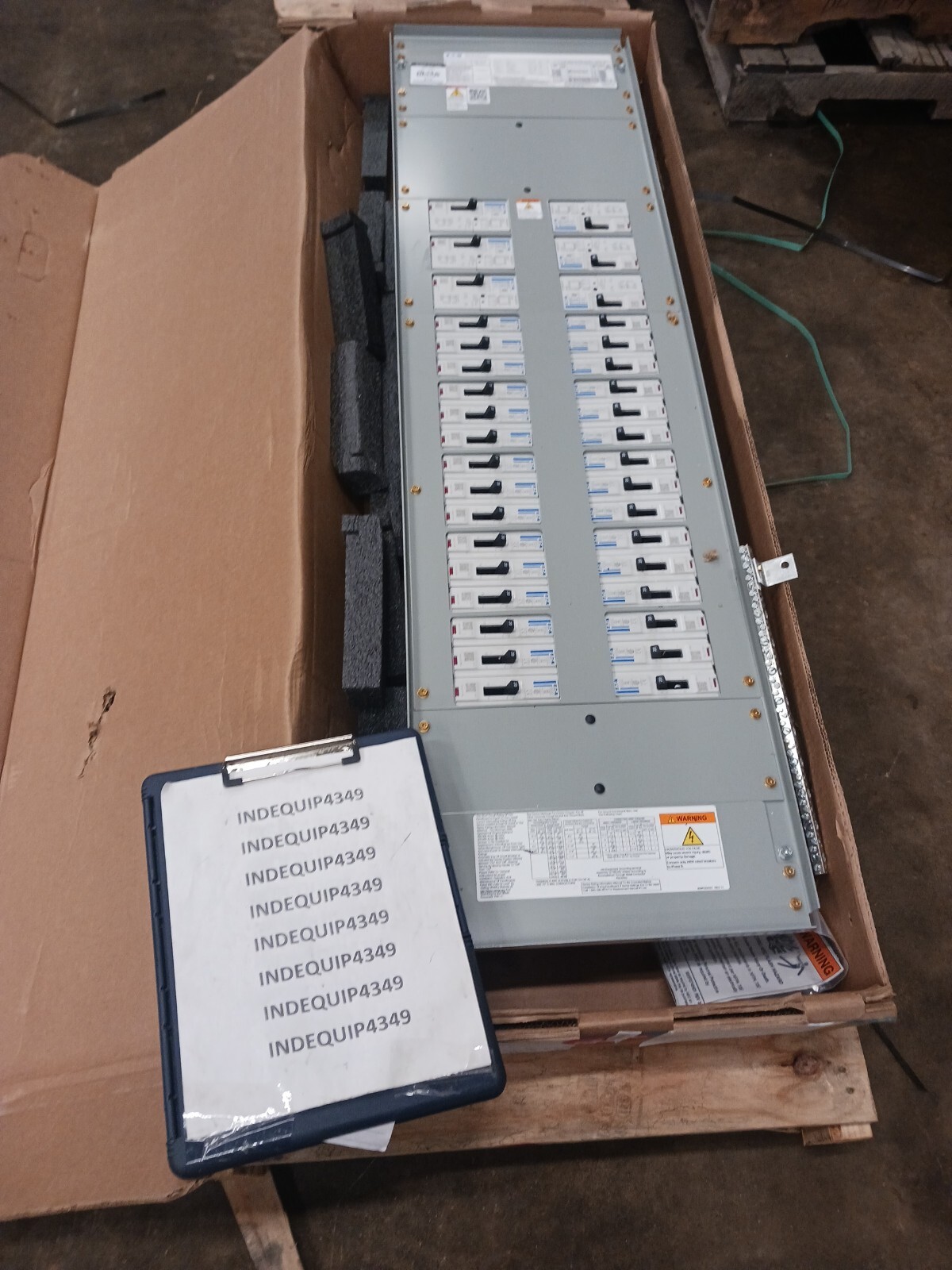 EATON PRL3X 100 AMP 480V /277V Pow-R-Line PANEL BOARD loc Ns | eBay