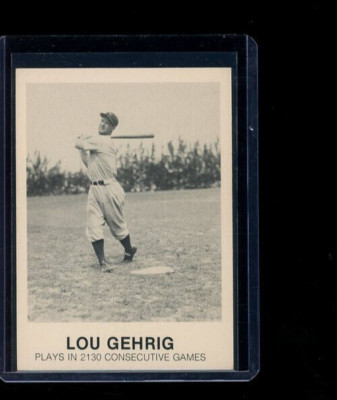 1984 Renata Galasso #236 Lou Gehrig Yankees | eBay