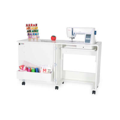 Arrow Sewing Judy Sewing Embroidery Cabinet With Wheels White 101 | eBay