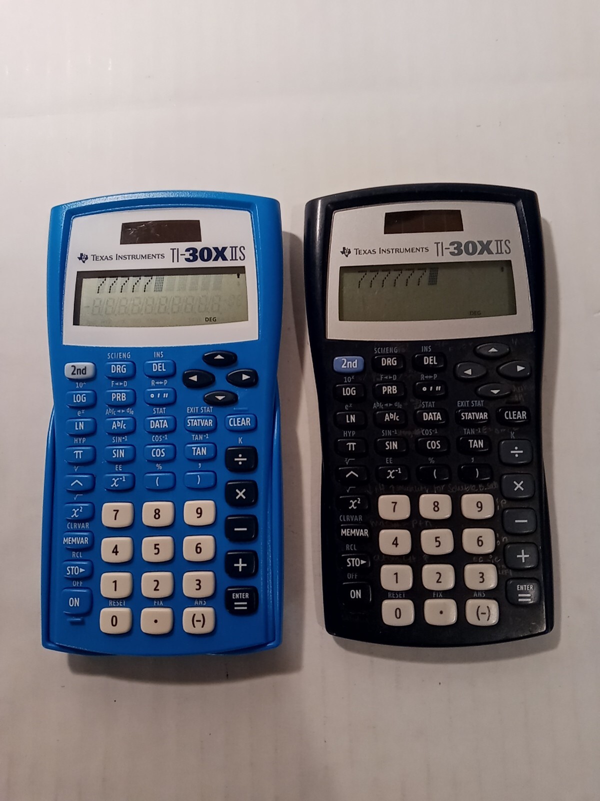 LOT of 2! Texas Instruments Solar Scientific Calculators TI-30X IIS | eBay