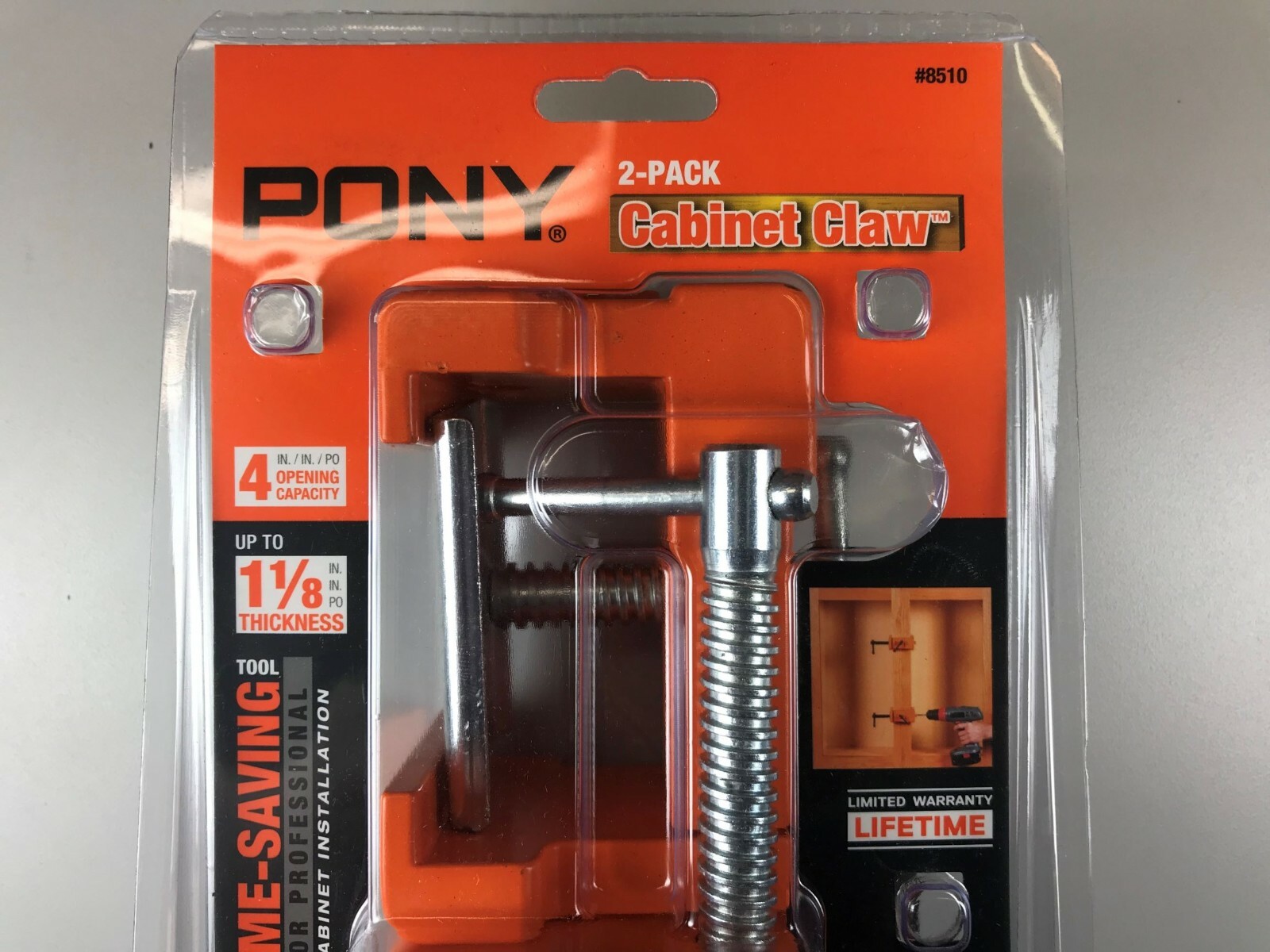 Pony Cabinet Claw No. 8510 (2 PACK) Jorgensen Cabinet Installation ...