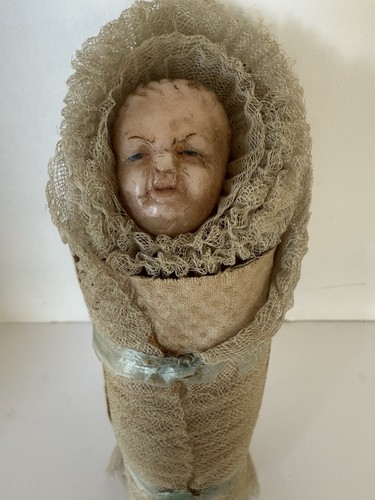 Antique Candy Container With Wax Doll Head | eBay
