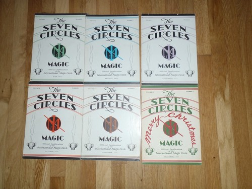 1931 seven circles magic magician magazine - lot of 6 | eBay