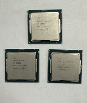 [READ] Lots 3 - Intel Core i7-9700T CPU SRG17 Tested Working Miss Caps ...