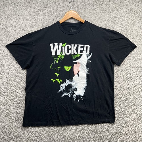 Wicked Shirt Mens XXL Black Universal Studios Short Sleeve T Crew Neck ...