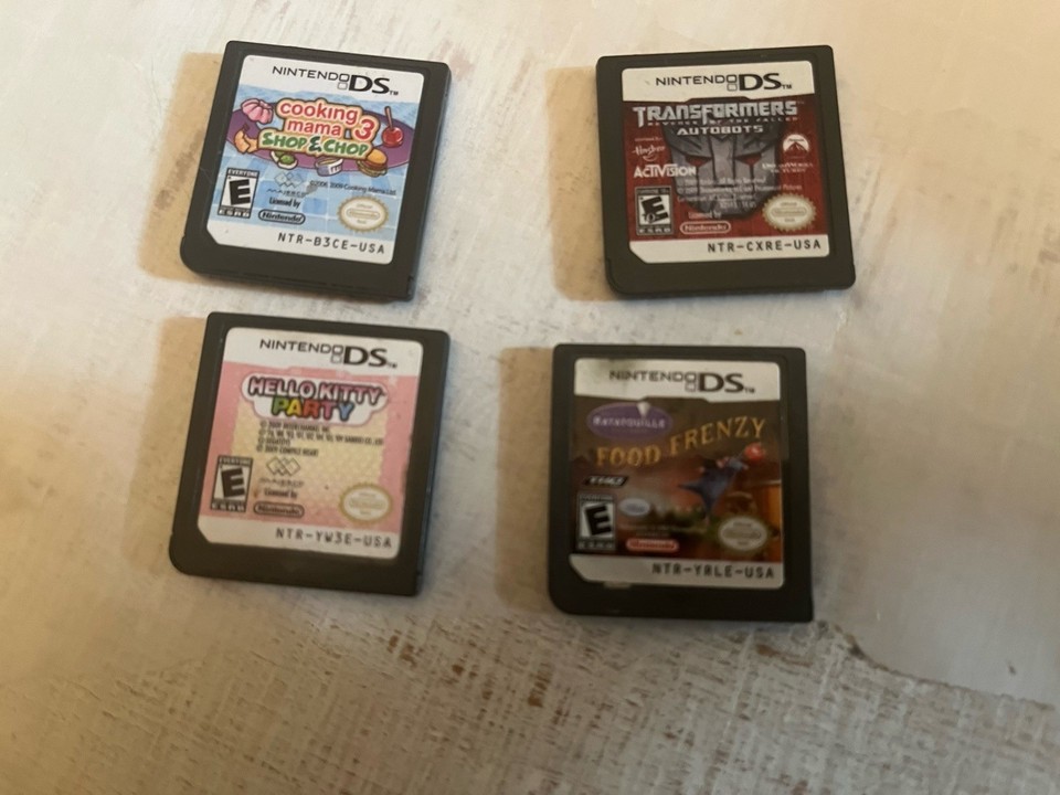 Nintendo DS Game Lot - 8 Games without Cases - Tested Bundle ...