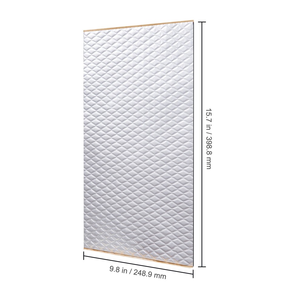 Uimoso Sound Absorption Sheet 47pcs 9.8"x15.7" 52sq.ft Car Heat ...