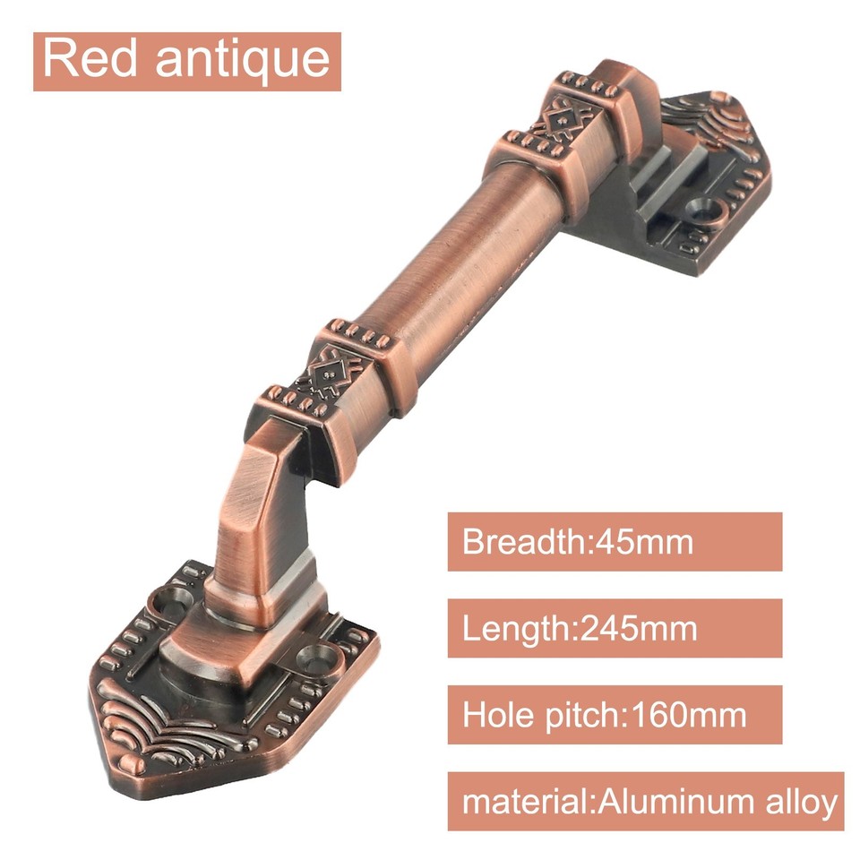 Stylish Aluminum Alloy Exposed Door Handle Easy Installation Rust ...