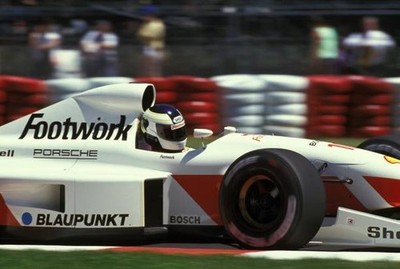 Stefan Johansson Footwork FA12 Porsche Canadian GP at Circuit Gill- Old ...