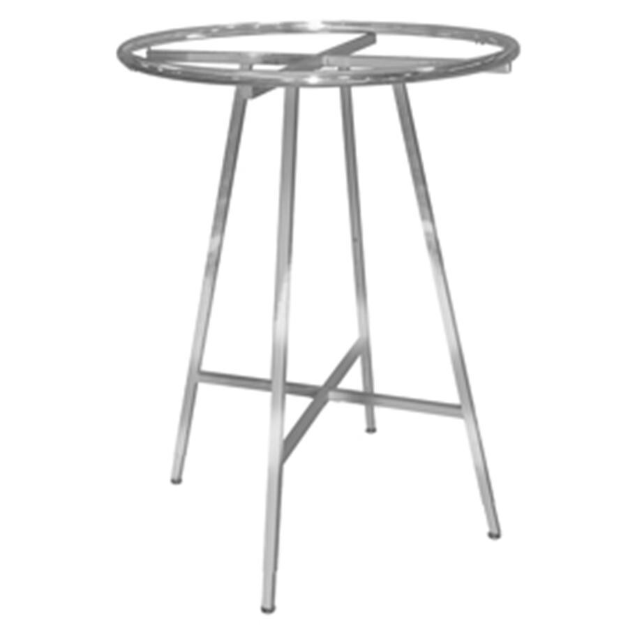 1 RACK Round Clothing Sales Rack Collapsible 48"-72"H Adjustable Chrome ...