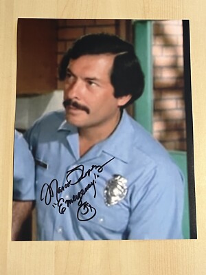 MARCO LOPEZ HAND SIGNED 8x10 PHOTO ACTOR AUTOGRAPHED EMERGENCY SHOW COA ...