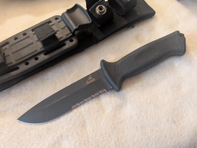GERBER PRODIGY FIXED BLADE HUNTING KNIFE MADE IN USA FULL TANG WITH ...