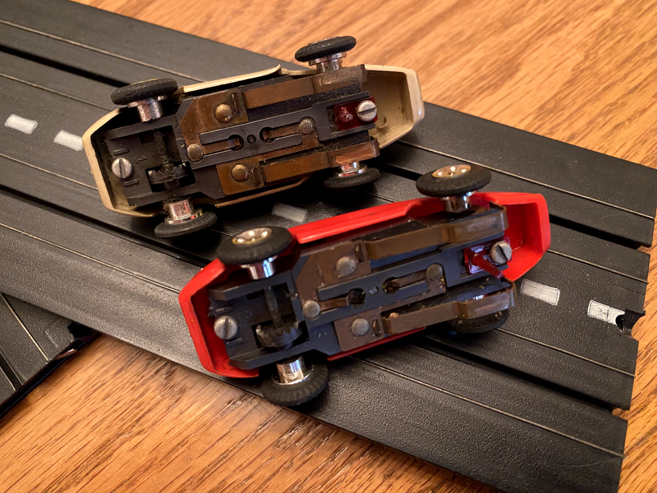 Aurora Model Motoring Golden Gate HO TJET Slot Car Set - Vintage 1966 ...