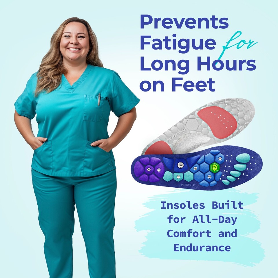 AKUSOLI Magnetic Shoe Insoles. Arch Support Inserts for Pain, Plantar ...