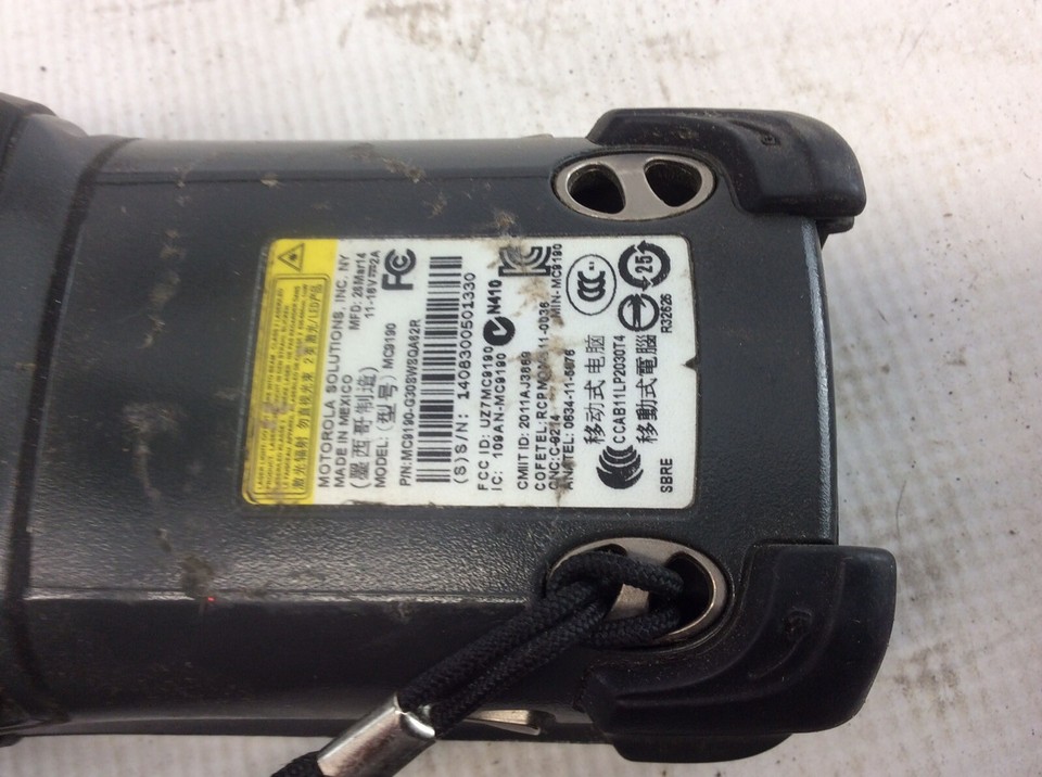 Motorola Symbol Bar Code Scanner MC55 MC9190 W/ Charger Dock Locked FOR ...