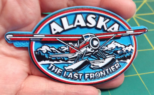 Alaska Souvenir Magnet Flexible PVC Bush Plane aka Float Plane The Last ...