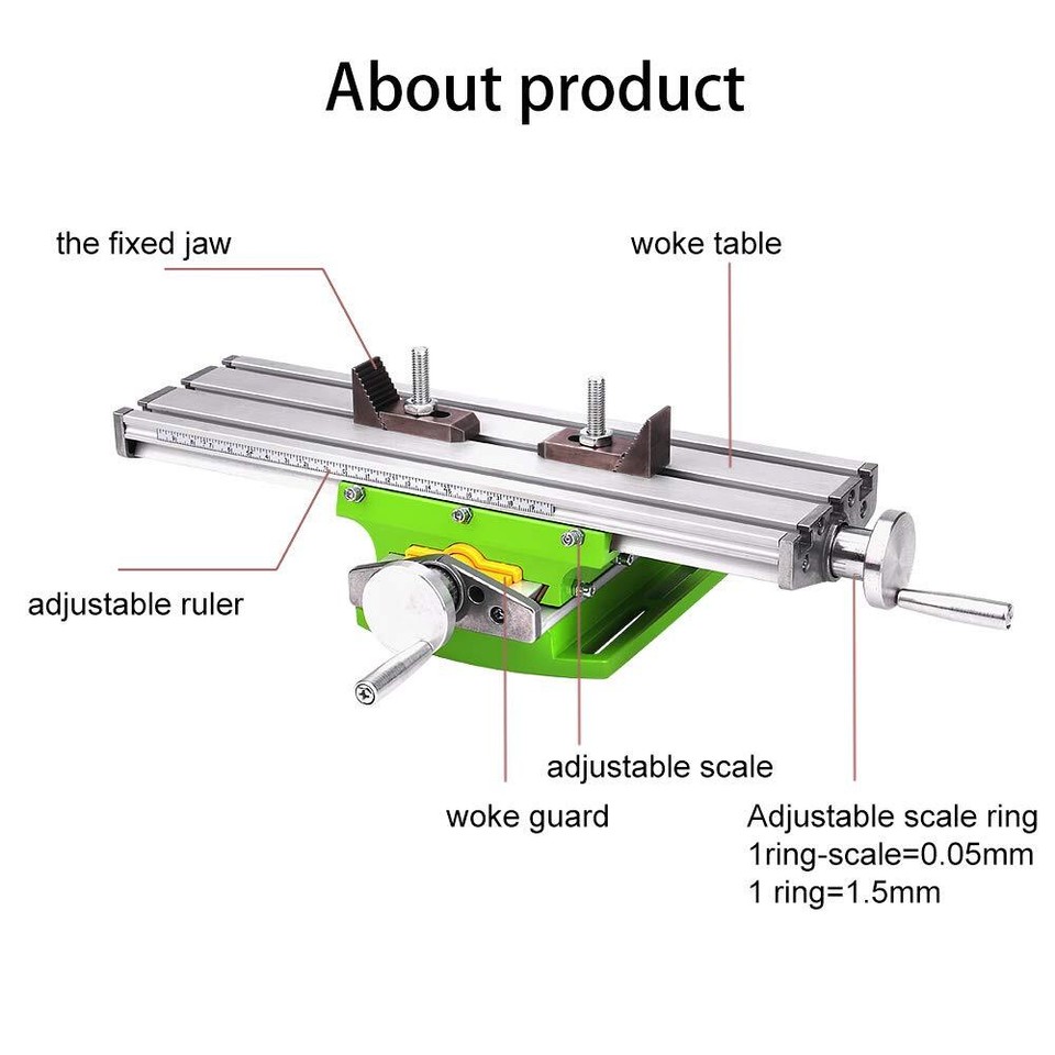 Compound Slide Table Worktable Milling Working Cross Table Milling ...