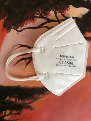 500 stk. Kingfa FFP2 Maske mit Clip Mundschutz Atemschutzmaske Weiß ...
