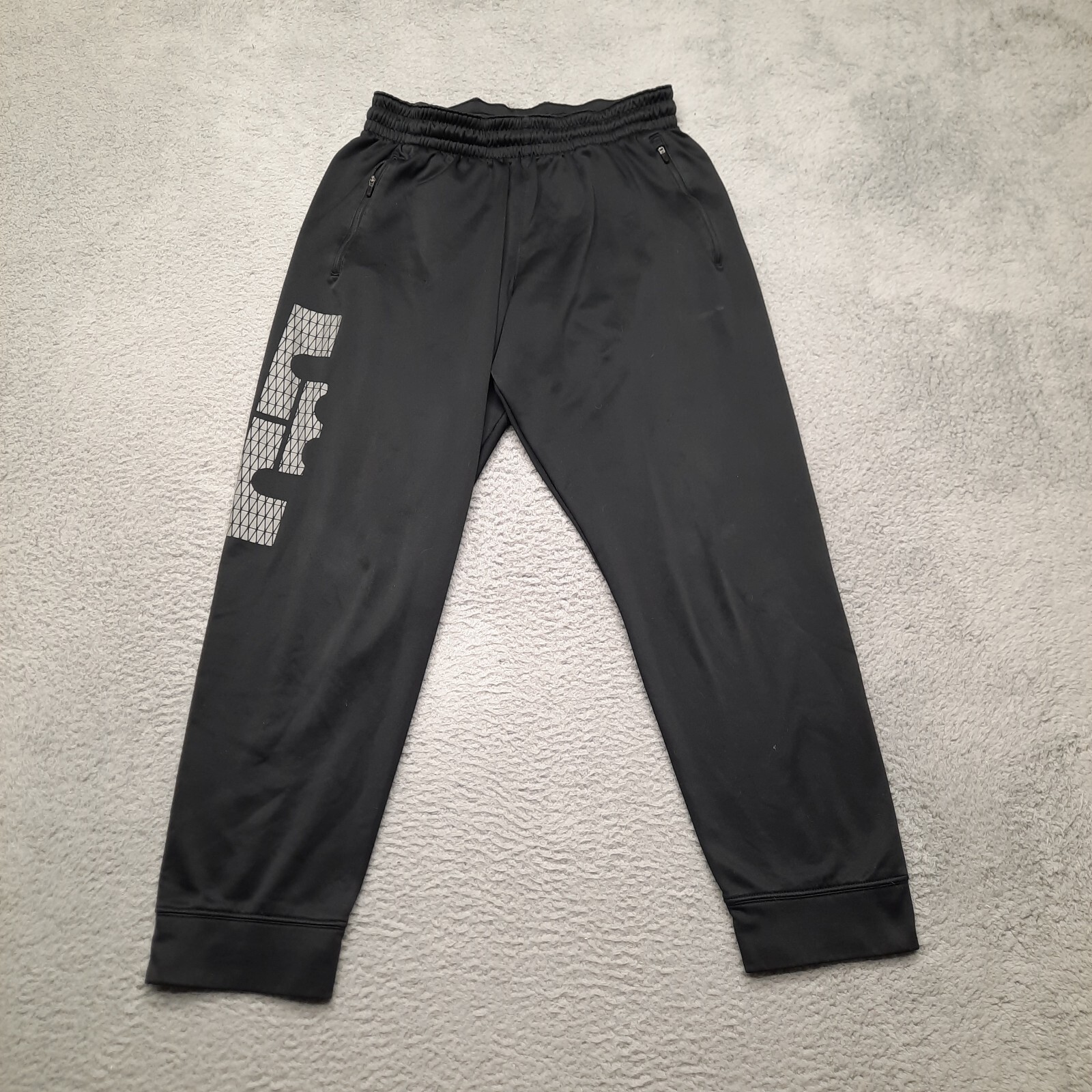 Nike Pants Mens XL Black Grey Lebron James Sweatpants Jogger Athletic ...