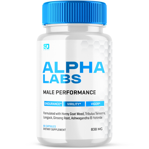 Alpha Labs Male Health Pills for Vitality and Performance Support 60 ...