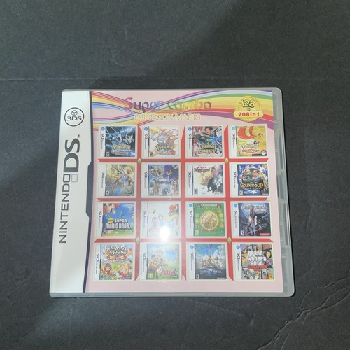 Nintendo DS 208 in 1 Multi-Cart Video Game Cartridge Card | eBay