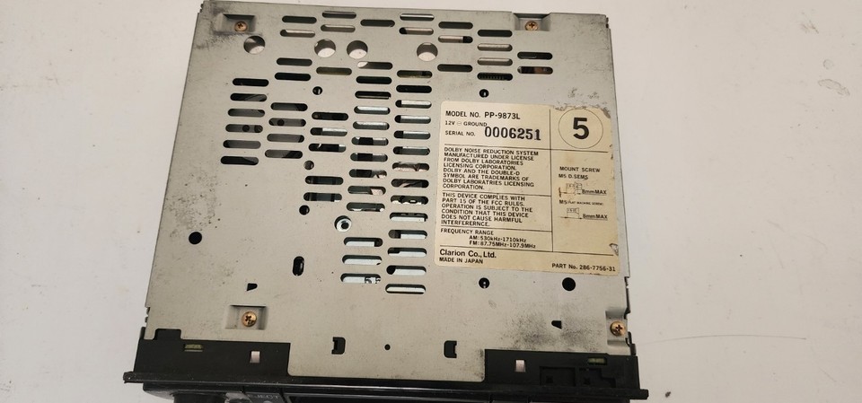 1995 Nissan 300zx TT Bose Radio/Cassette head unit, good working ...