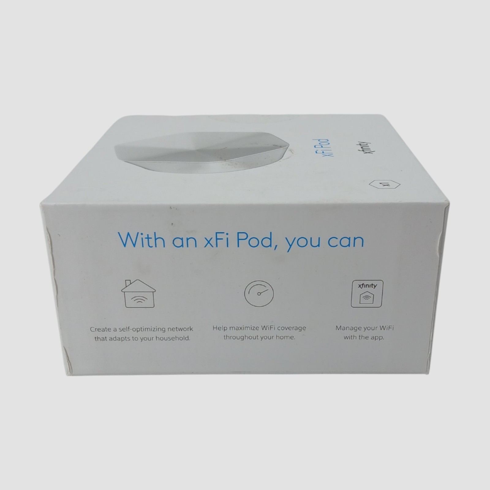 Xfinity xFi Wi-Fi Pod Ethernet Repeater - White for sale online | eBay