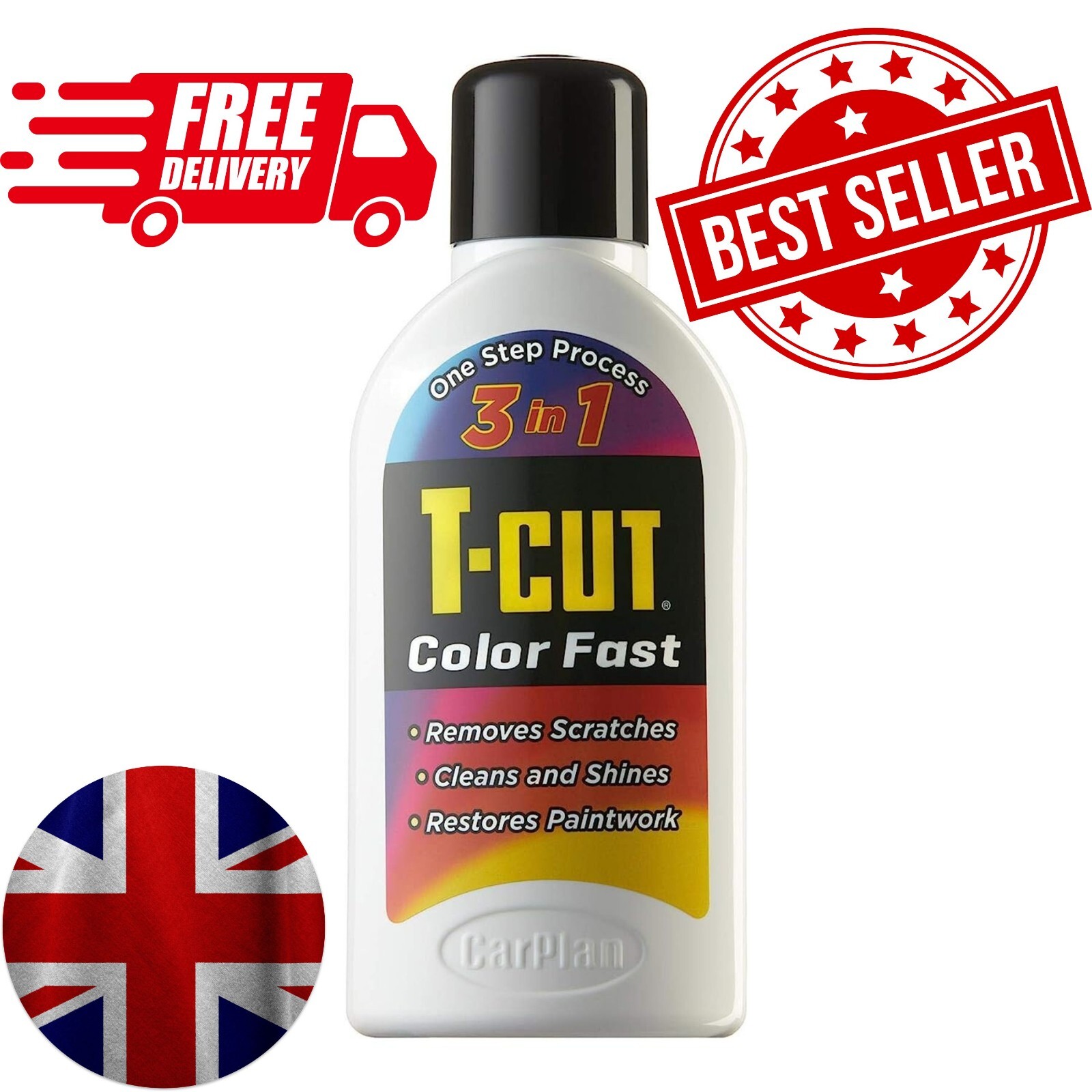 T-Cut 500ml Fast 500ml Colour Restorer - White (CMW001) for sale online ...
