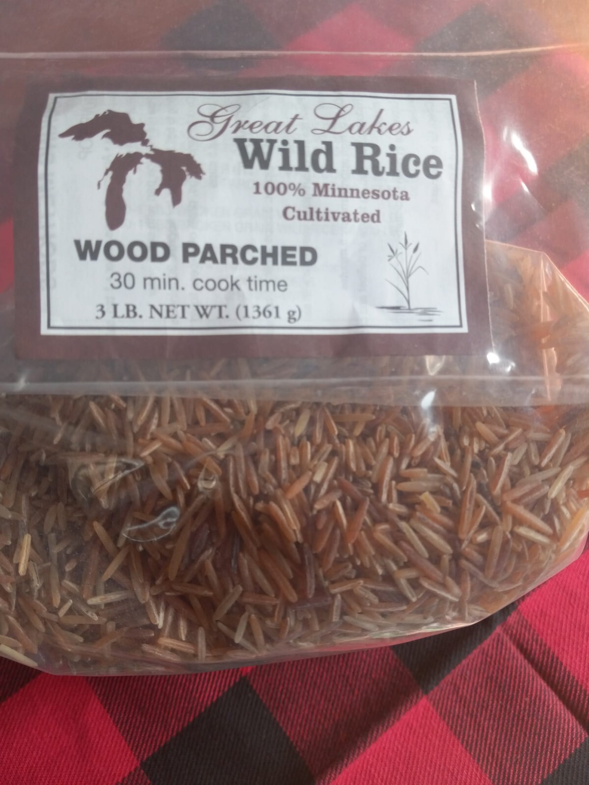 Minnesota Wild Rice 3 lb Wood Parched Cultivated 30 min cook time | eBay