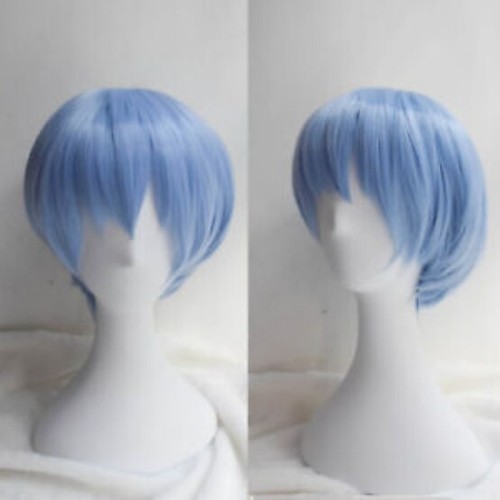 Rei Ayanami Short Light Blue Cosplay Wig Party Wigs | eBay Australia