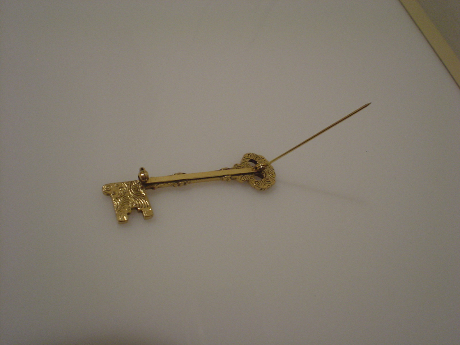 skeleton key pin brooch 2.25" long | eBay