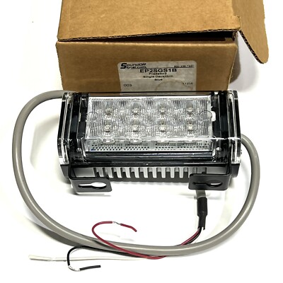 SoundOff Signal Predator 2 LED Deck/dash Light EP2SGS1B Blue (New Boxed ...