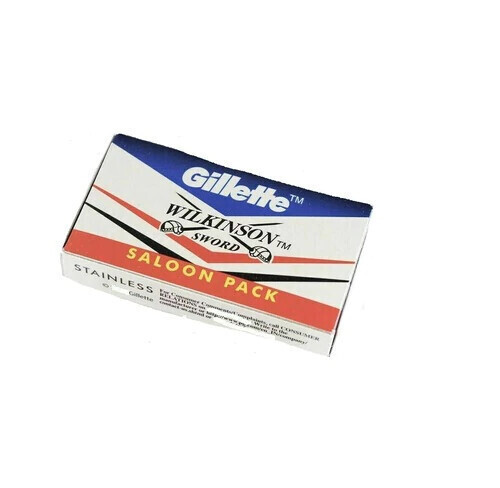 Gillette Wilkinson Razor Blades Sword Double Edge Safety Saloon Pack ...