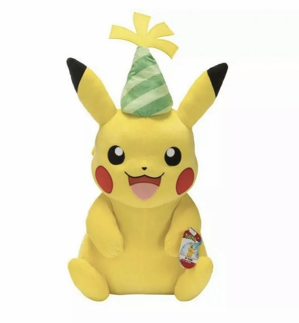 Pokemon Pikachu 25th Anniversary Celebration 24 Inch Plush Gamestop for ...