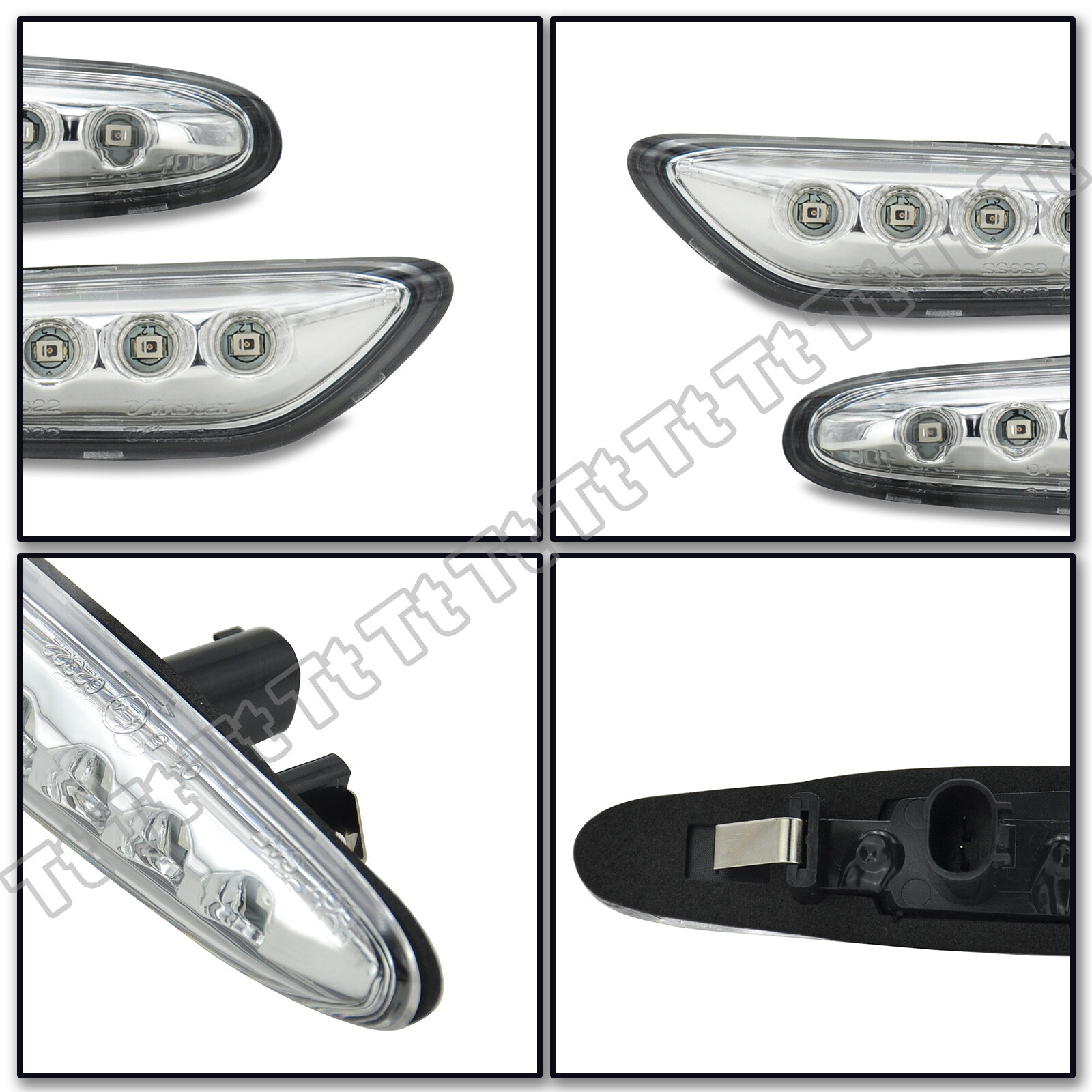 LED Side Marker Turn Signal Lights Amber For BMW E60 E61 E82 E88 E90 E91 E92 E93 | eBay