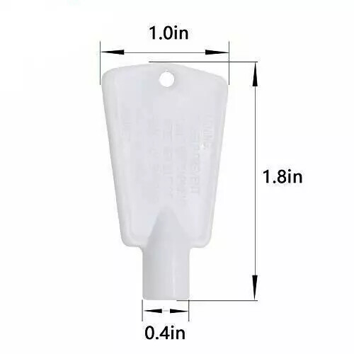 2 Pack Freezer Door Lock Key 297147700 for Kenmore Gibson Frigidaire ...
