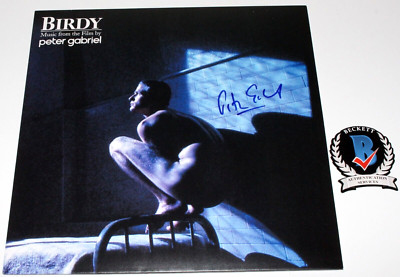 PETER GABRIEL SIGNED 'BIRDY' SOUNDTRACK VINYL RECORD ALBUM LP PROOF ...