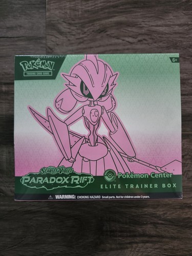 Pokemon TCG Paradox Rift Pokemon Center Exclusive Elite Trainer Box ETB ...