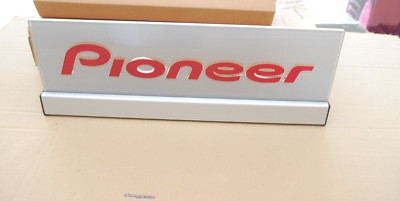 Pioneer advertising sign banner with light New in box. | eBay