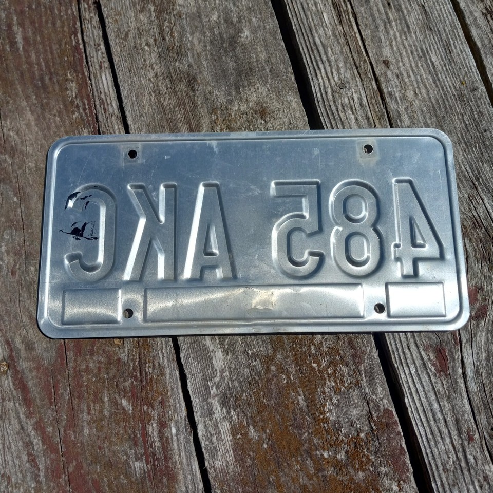 2001 Georgia License Plate - "485 AKC" WHITE sep 2001 stickers ON MY ...