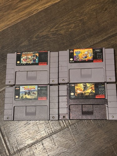 Lot Of Super Nintendo Games Untested | eBay