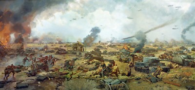 WW2 German Wehrmacht Battle Scene Kursk, Russia 1943 Picture Poster ...