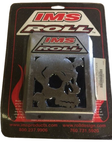 IMS Roll Design Custom Classic ATV Quad Front Bumper Grille Plate Skull ...