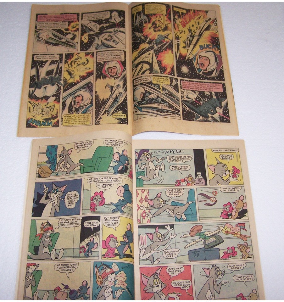 Four 1980 Whitman Comics: Mickey Mouse, Tom and Jerry, Buck Rogers | eBay