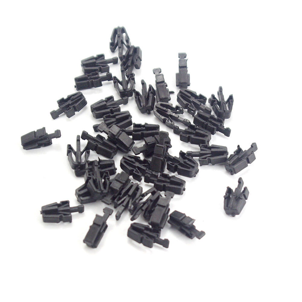 50x Black Plastic Grille Retainer Clips Fit 2004-2012 Chevy Colorado ...