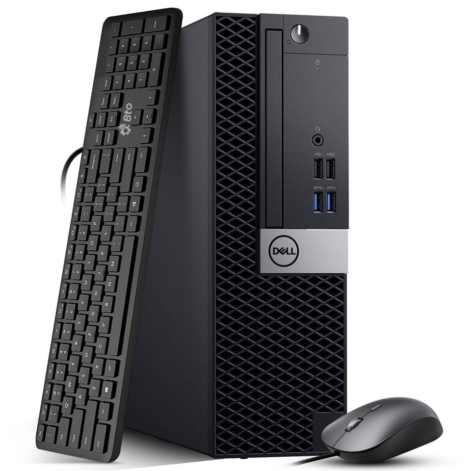 Dell SFF Desktop PC Intel i5 6th 32GB 1TB SSD 1TB HDD New 24" LED WiFi ...