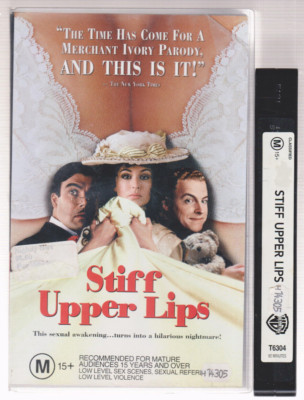 RARE VHS Video Tape STIFF UPPER LIPS Ex-Rental Big Box Ustinov WB | eBay