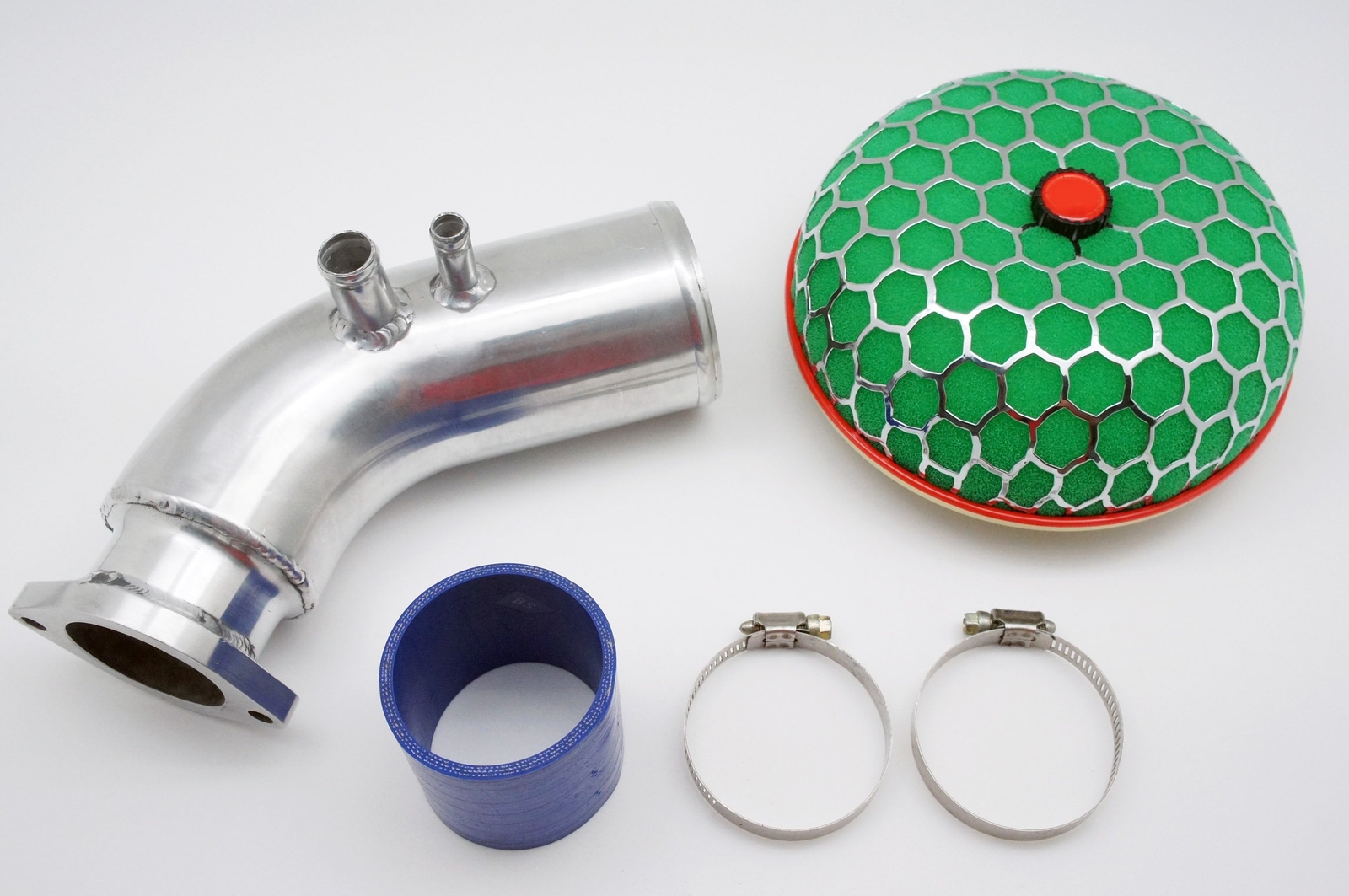 J-Pipe Remove Kit Alloy Intake 80mm Pipe +Powerflow Fit Toyota Chaser ...